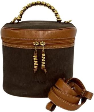 Loewe Pre-owned Sac bandouli&egrave;re en cuir 2-en-1 - Femme - Pre-owned - Brun - Taille: ONE Size