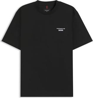 BOSS Hommes C-Thompson 197 PS T-Shirt Porsche x en Coton merceris&eacute; &agrave; Motif Artistique Targa