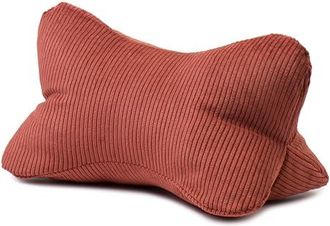 Gözze Leseknochen Capri, Nackenkissen in Feincord-Optik, Lese- und Relaxkissen für Nacken und Rücken, 40 x 25 cm - Zimt