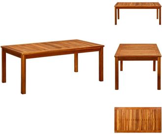 vidaXL Gartentische - Living Garten-Couchtisch 110x60x45 cm Massivholz Akazie