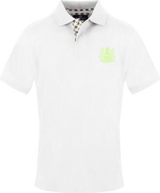 Aquascutum Poloshirt f&uuml;r Herren, kurz&auml;rmlig (Wei&szlig;)