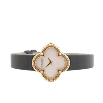 Van Cleef & Arpels Montre Alhambra Pre-owned - Femme - Pre-owned - Blanc - Taille: ONE Size