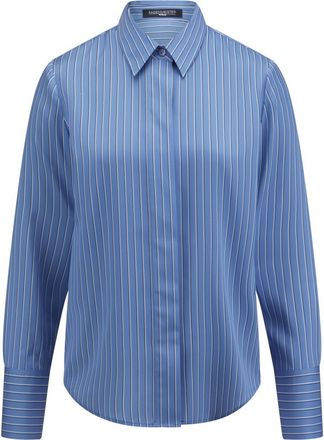 Fadenmeister Berlin Bluse aus Seide Fadenmeister Berlin blau