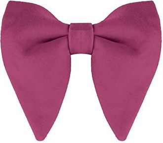 Allegra K Noeuds papillon pré-noués solides pour hommes Rose rouge One Size