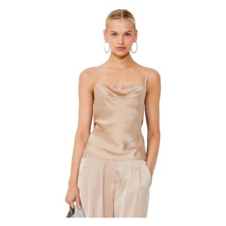 Suncoo Femme, Tops, Beige, Taille: 40 FR Top sans manches