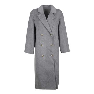 Loulou Studio Femme, Manteaux, Gris, Taille: 36 FR Borneo LDS Long Coat