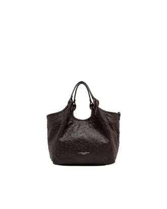 Gianni Chiarini Womens Leather Handbag Dua Espresso Handbags Hand Bags