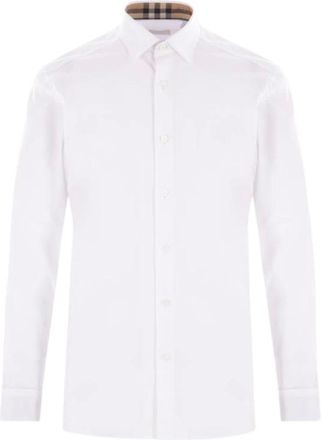 Burberry Homme, Chemises, Blanc, Taille: M Formal Chemises