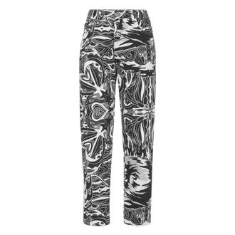 Philipp Plein Femme, Jeans, Noir, Taille: W28 Pantalon en Denim Coupe Mom Tribal Circus