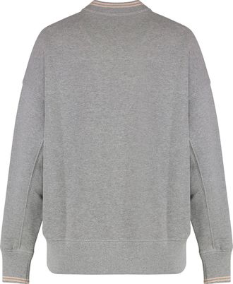 Autry Womens College Sweatshirt Grey Cotton Sweatshirts Sweater