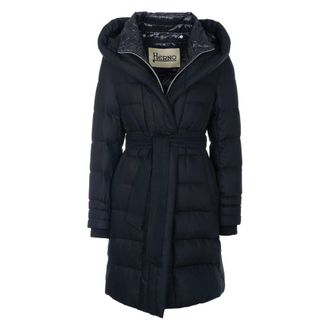 Herno Gesteppter Mantel - - Coats - Damen - Schwarzk - 3XS