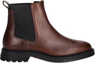 Tommy Hilfiger Homme, Chaussures, Brun, Taille: 45 EU Chelsea Bottes L&eacute;g&egrave;res en Cuir