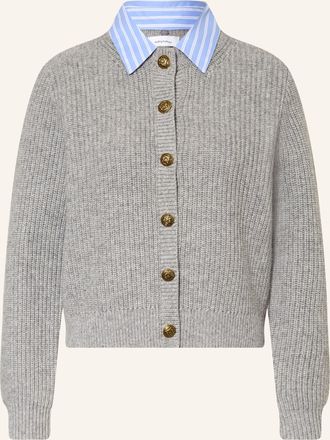 Darling Harbour Darling Harbour Pullover Mit Abnehmbarem Kragen grau