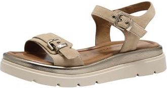 Tamaris Femme Damen 1-28700-44 Sandale cale, Marron Clair, 39 EU
