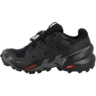 Salomon L41743400 Speedcross 6 Sneaker Female Noir/Noir/fant&ocirc;me EU 42 2/3