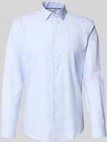 Jake*s Slim Fit Business-Hemd mit Knopfleiste