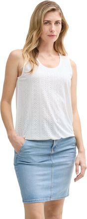 Tom Tailor Damen 1046428 Top, 10315-Whisper White, XXL