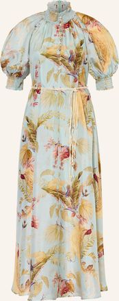 Zimmermann Seidenkleid Ascension Billow blau