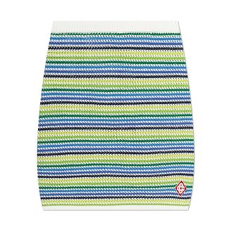 Casablanca Stripe Mini Skirt - - Skirts - Damen - Gr&uuml;n - M