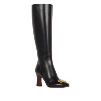 Valentino Garavani Femme, Chaussures, Noir, Taille: 39 1/2 EU Bottine VLogo Signature