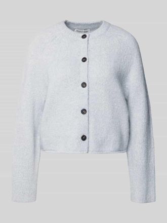 Marc O'Polo Strickjacke aus Alpaka Wolle mit Rollsaum