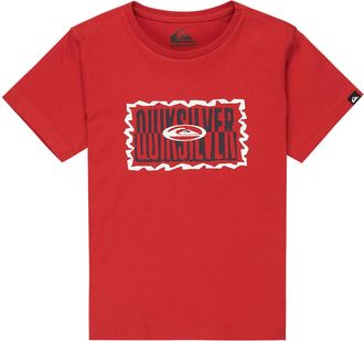 Quiksilver T-Shirt Ev Gotam Foam EQKZT03568 Rot Regular Fit