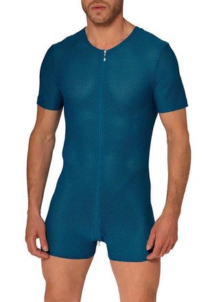 Olaf Benz Herren Body blau Mikrofaser/Funktion unifarben