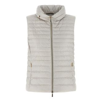 Moorer Femme, Vestes, Beige, Taille: 36 FR Villan Vest