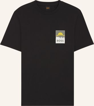 HUGO BOSS T-Shirt Te_Plain Regular Fit schwarz