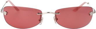 Versace Lunettes De Soleil - Argent