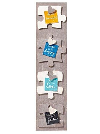 Walther Design Bilderrahmen grau 4X 8x8 cm Puzzle-HolzplattenElemento YN488D