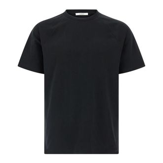 Givenchy Satin-Einsatz T-Shirt - - Tops - Herren - Schwarzk - S