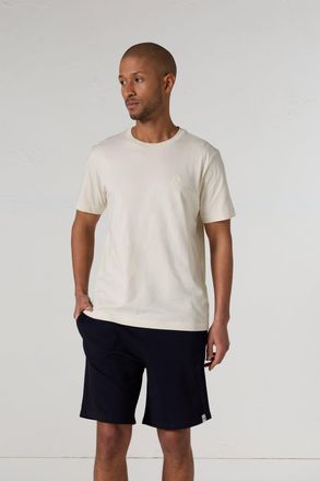 Jott T-shirt &agrave; col rond homme en coton Naturel Pedro - Taille XXL
