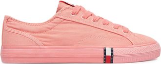 Tommy Jeans Sneakers aus Stoff Tommy Jeans Archive Vulc Y2K Washed Canvas EN0EN02957 Rosa