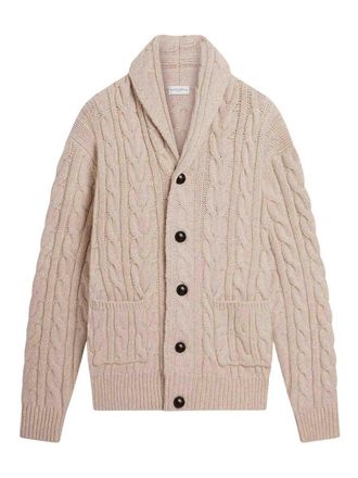 Ballantyne Cardigan - Hellgrau