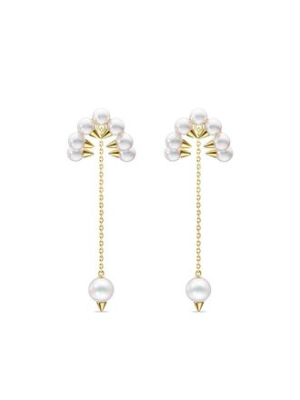 Tasaki 18kt Danger Gelbgoldohrringe