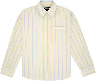 Worst Behavior Wrstbhvr, Femme, Blouses et Chemises, Jaune, Taille: 36 FR Tavi Shirt