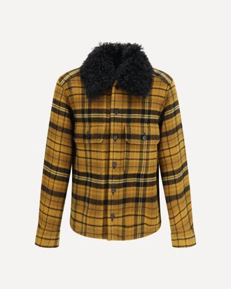 Fendi Check wool Blouson Jacket Male 50