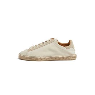 Lardini Homme, Chaussures, Beige, Taille: 44 EU Espadrilles &agrave; lacets