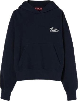 Gucci Damen, Sweatshirts & Hoodies, Blau, XSGr&ouml;&szlig;e