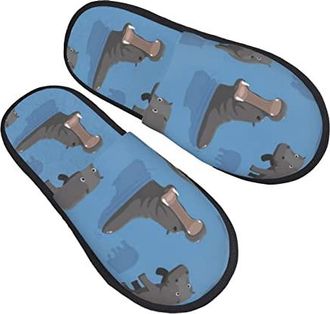 Generic Pantoufles DH&ocirc;tel Hippopotames Fantastiques Portative Accueil Pantoufles L&eacute;gers Chaussons Pour Homme Automne Femmes L