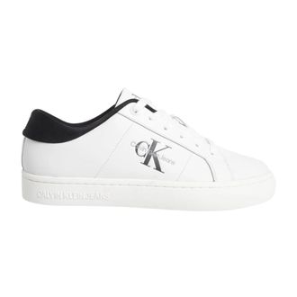 Calvin Klein Jeans Wei&szlig;e Low-Top-Sneaker - - Shoes - Damen - Wei&szlig; - 37 EU
