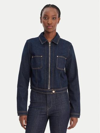 Guess Jeansjacke W6RN76 D6881 Dunkelblau Regular Fit