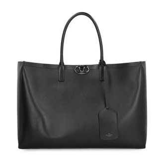 Valentino Garavani Vlogo Locker Tote Bag - - Bags - Herren - Schwarzk - ONE SIZE