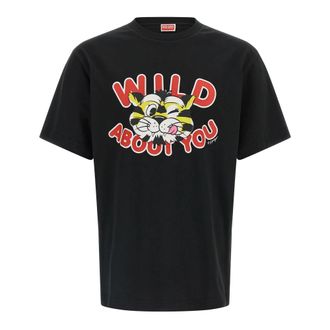 Kenzo Wild Tiger T-shirt - - Tops - Herren - Schwarzk - L