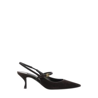 Dolce & Gabbana 60N Slingback-Absatzschuh - - Shoes - Damen - Braun - 41 EU