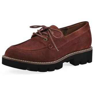 White Mountain White Mountain Mocassins &agrave; lacets Gino pour femme, Rouille/daim, 39.5 EU Large