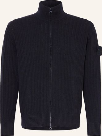 Stone Island Strickjacke Ghost blau