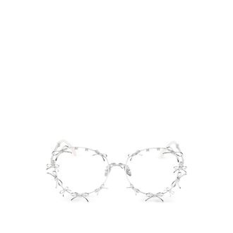 Yvmin Yvmin, Femme, Accessoires, Gris, Taille: ONE Size Round Frame Lunettes