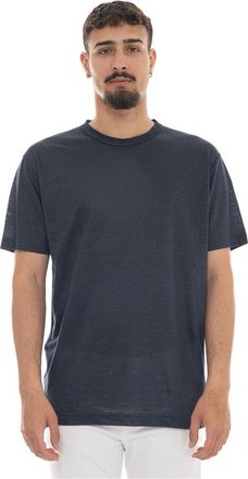 GANT Homme, Tops, Bleu, Taille: 4XL T-shirt &agrave; manches courtes et col rond